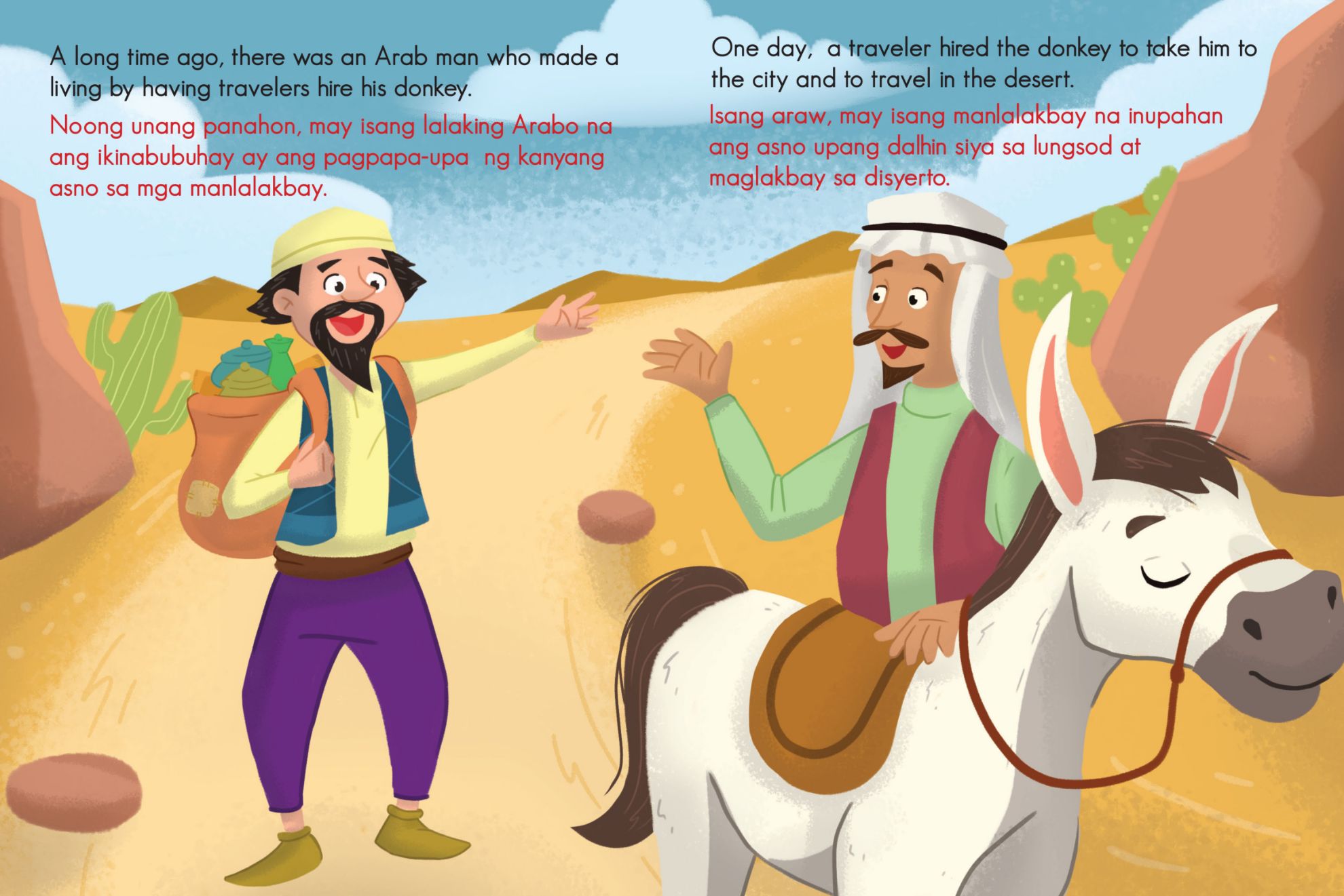 Learning is Fun. BATANG MATALINO AESOP'S FABLE-THE DONKEY AND HIS SHADOW