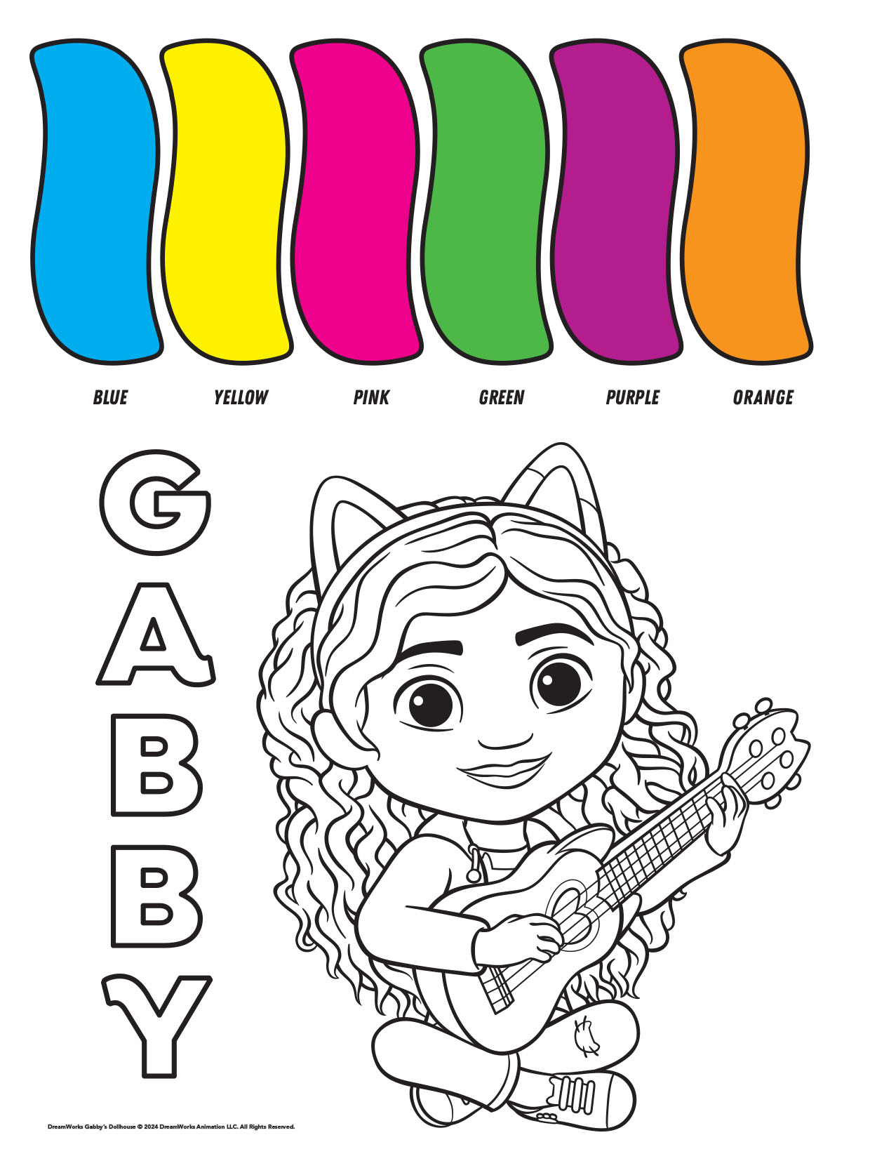 Learning is Fun. GABBY'S DOLLHOUSE PAINT WITH WATER